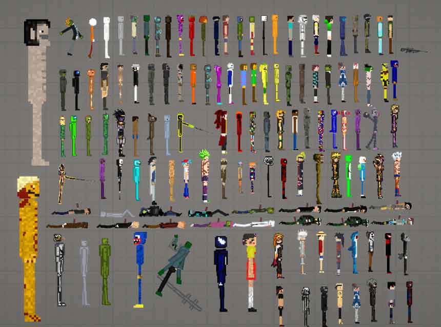 Anime character for Melon Playground Mods