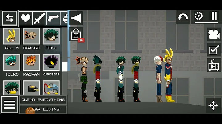my hero academia for Melon Playground Mods